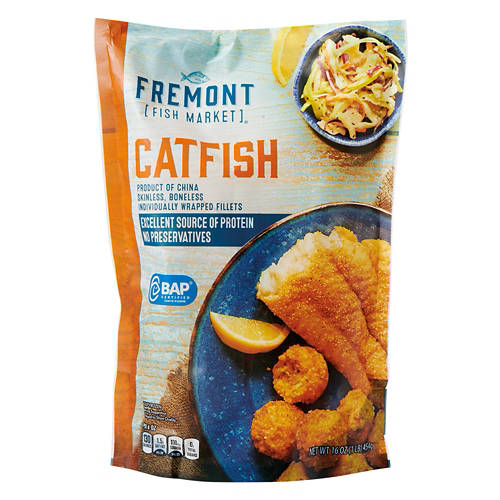 Fremont Fish Market Catfish Fillets, 16 oz